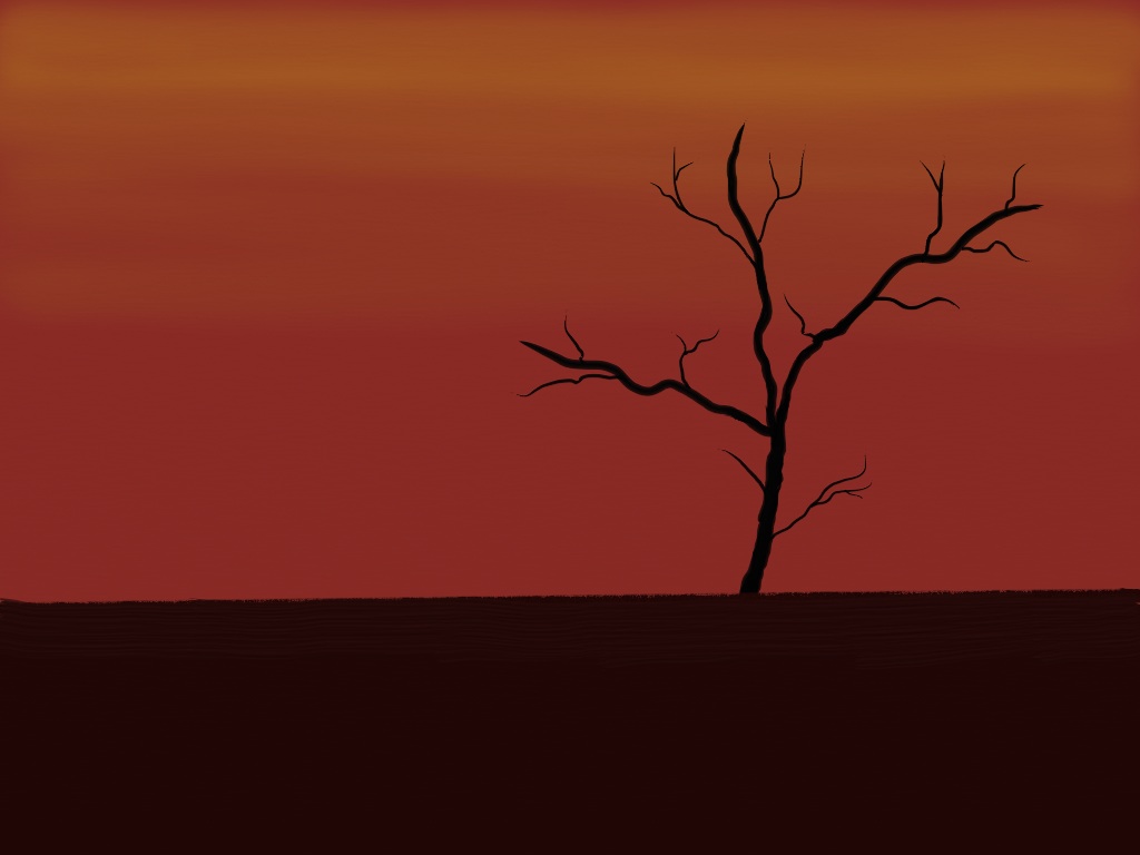 Erik's Adventures in Art: iPad Art: Red Sky