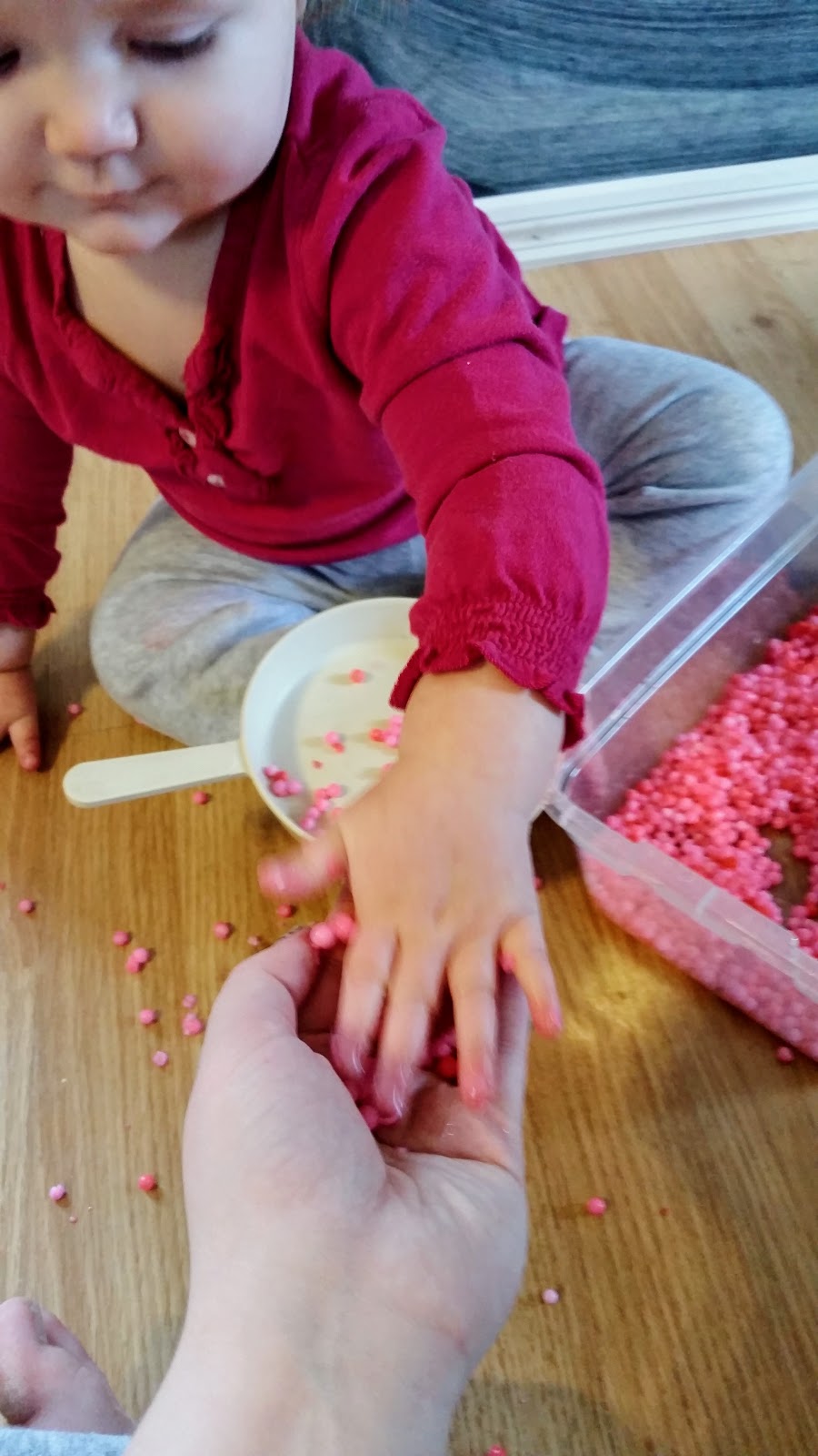 Sweetest Days of Childhood: Tapioca Pearl Sensory Play!