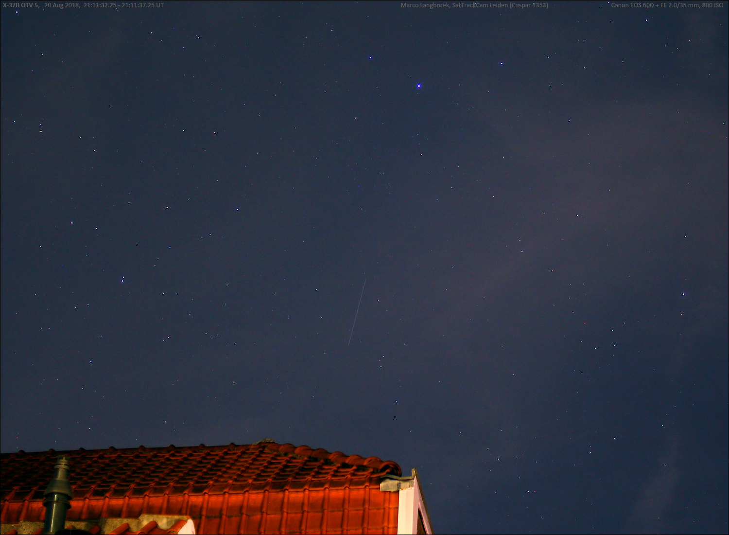 SatTrackCam Leiden (b)log: The X-37B OTV 5 is manoeuvering to a higher ...