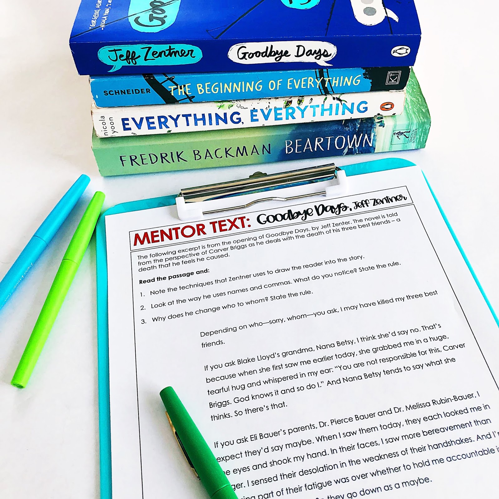 Teaching with Mentor Texts in High School - The Secondary English ...