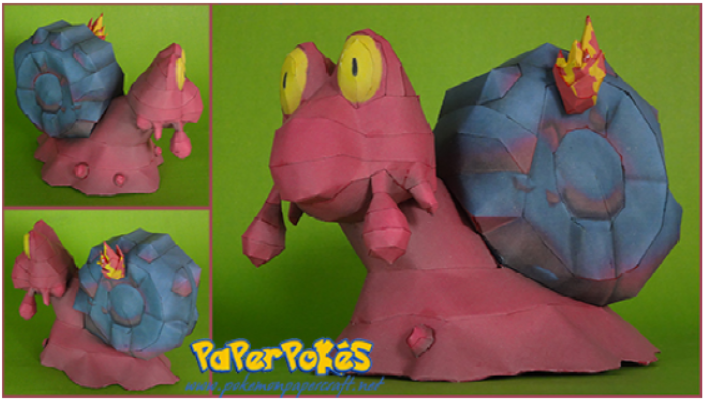 PaperPokés - Pokémon Papercraft: MAGCARGO