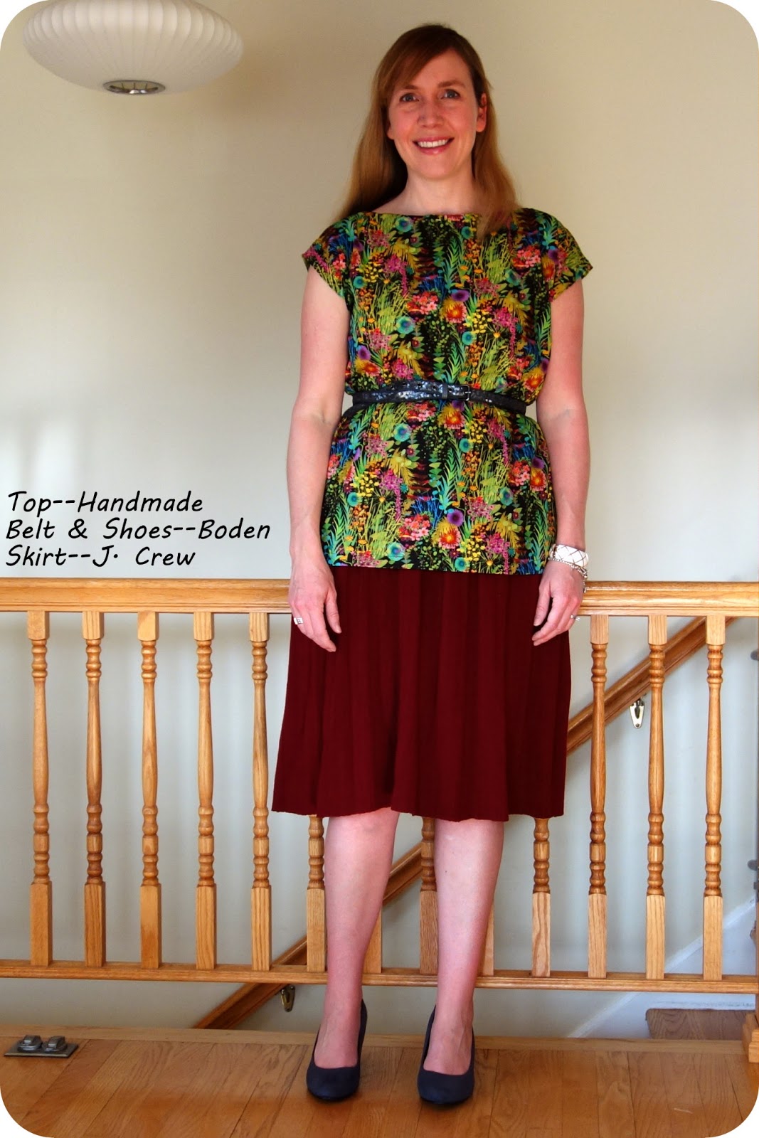 My Superfluities: Made by Me Files: Tresco Floral Top and Girl's Dress ...