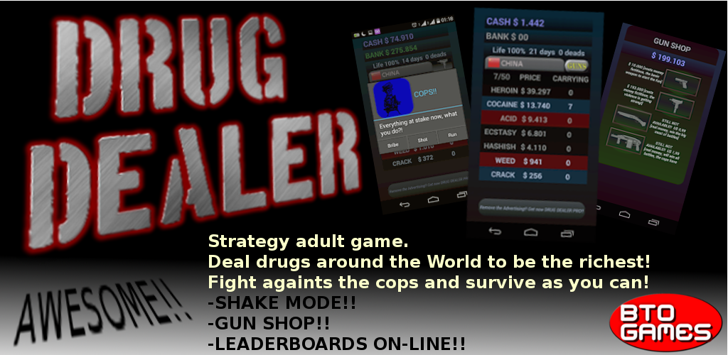 BTO Games: Drug Dealer - Adults Only Game