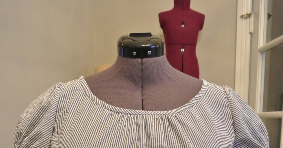 My Sewing Basket: New Look 6895; Poufy Sleeves