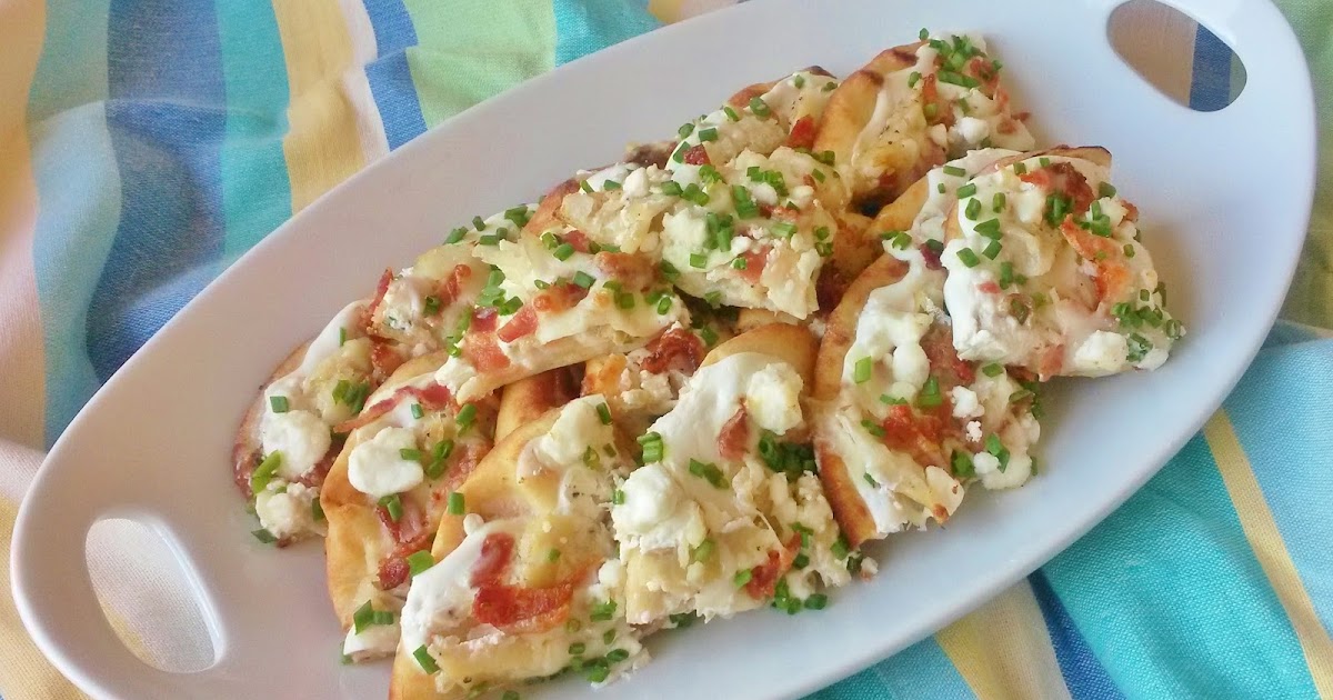 MEGOMANIA ... can you hear me now?: Saltfish and Goat Cheese Flammekueche