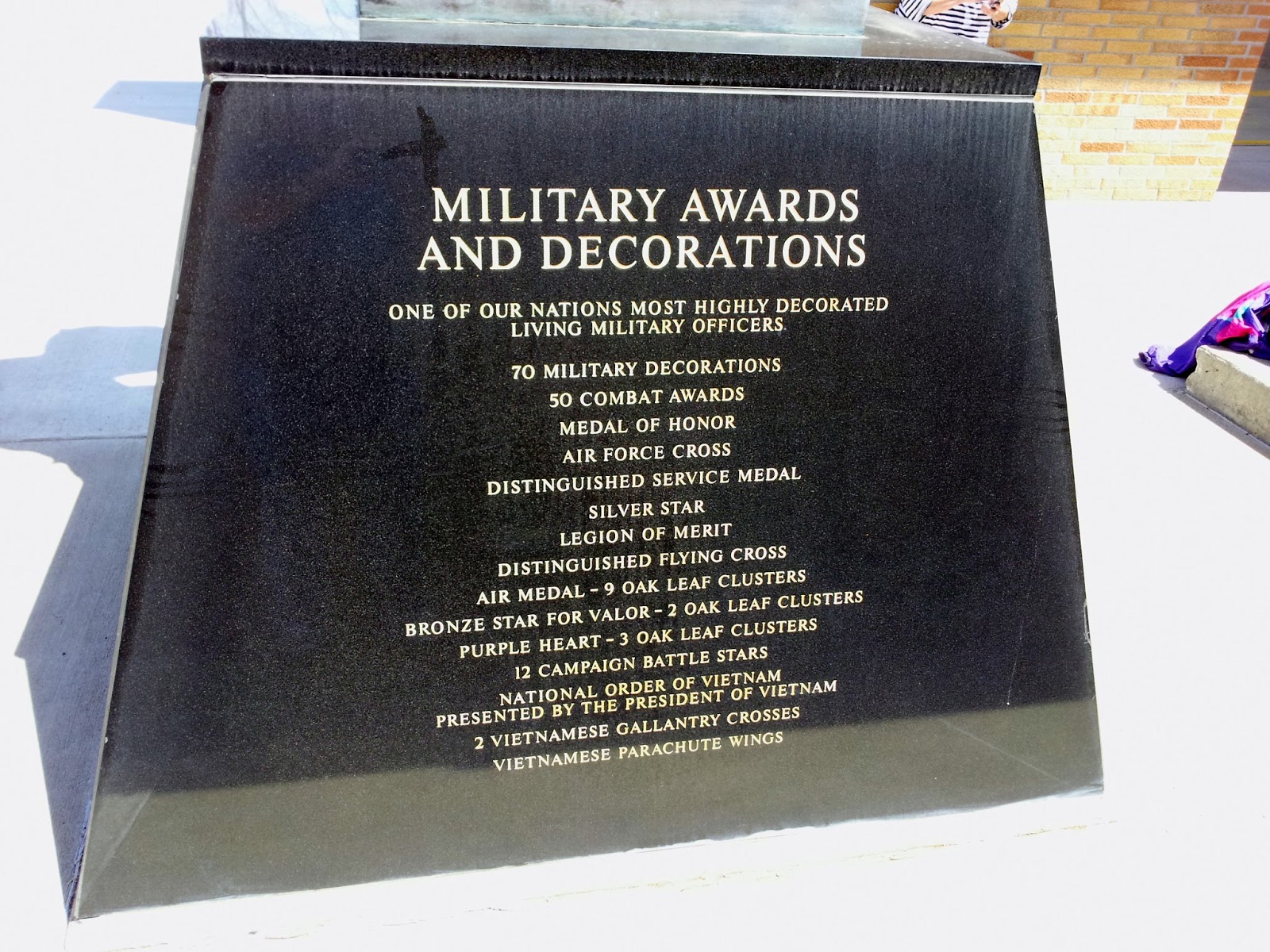 History and Culture by Bicycle: Colonel George E. "Bud" Day Statue