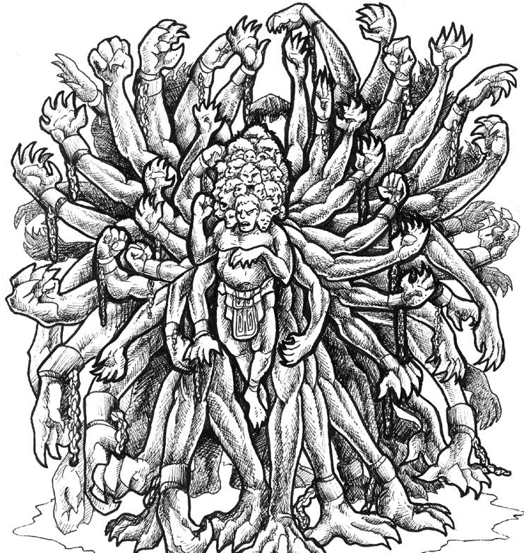 Alberto's Grimoire: Incantation of the “POWER OF THE HUNDRED HANDERS"