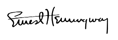 The Signatures Of Some Of Our Favorite Authors Now & Then ~ Kernel's Corner