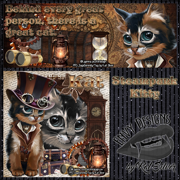 Angela's Tag Showoff: Steampunk Kitty