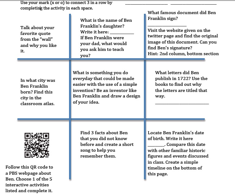 Literary Showcase: Ben Franklin Meets Social Media