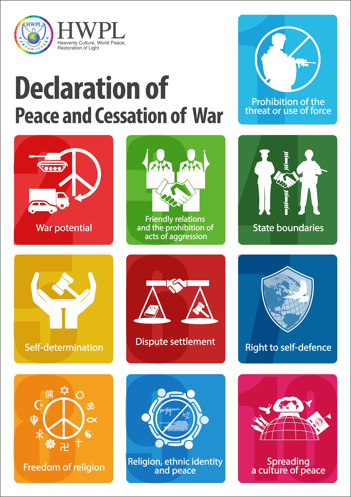 [HWPL] 'Declaration of Peace and Restoration of Light' was proclaimed ...