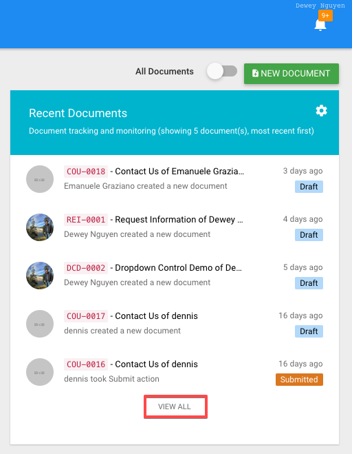 Rethink Workflow Support: Reporting