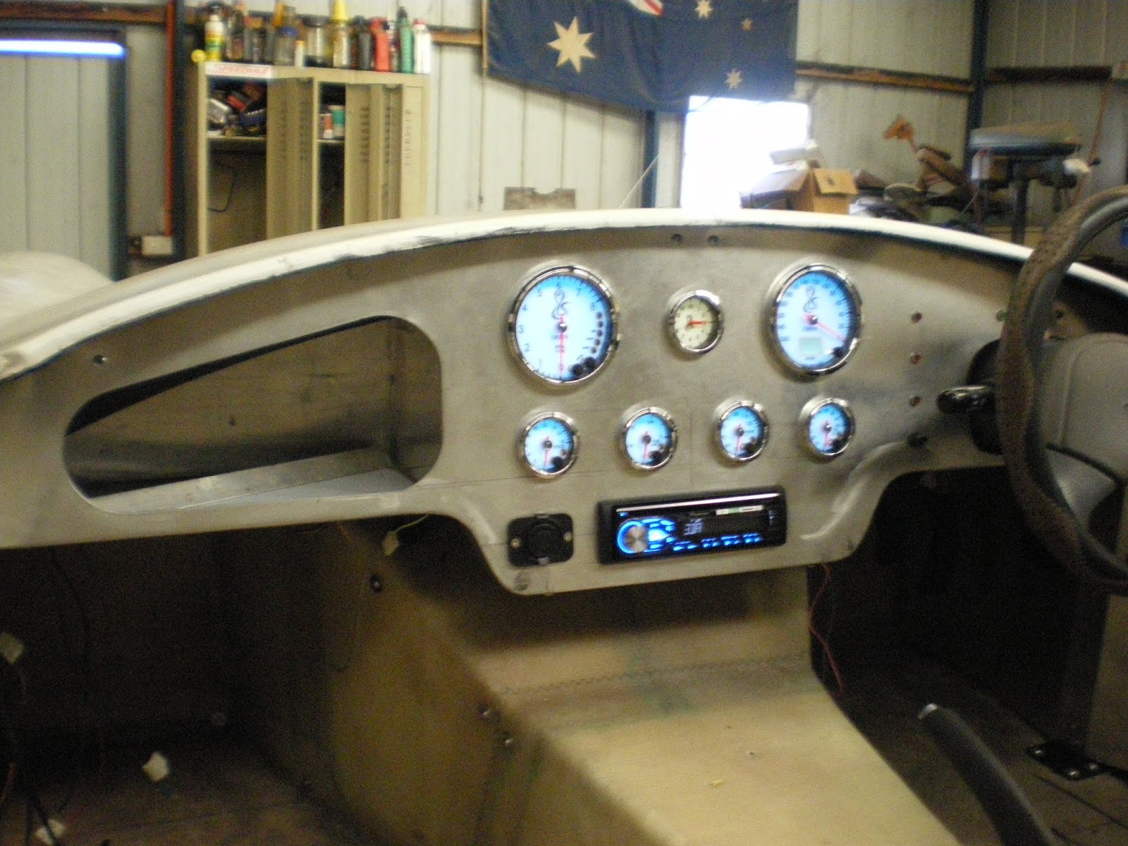 Classic Revival AC Cobra Replica SC 427 : Dash gauges arrive from the ...
