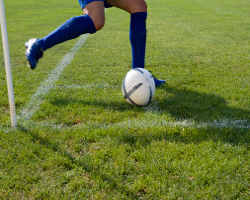 Soccer Training Drills: Kicking a soccer ball