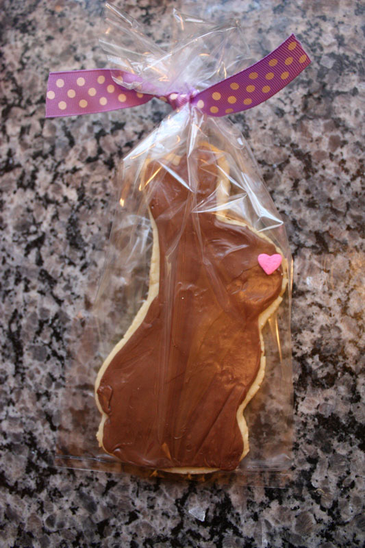 Christy Robbins: "Chocolate" Bunny Sugar Cookies