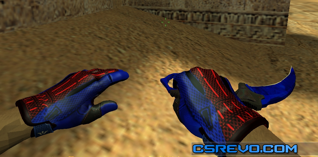 Skin Faca - Karambit Doppler Sapphire - CS 1.6 Super HD - CS Revo!