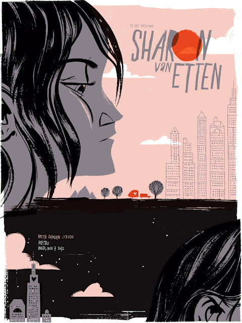 Anne Benjamin: Illustration: Sharon Van Etten Poster
