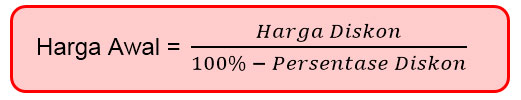Pintar Membaca Soal Ujian: Cara Menghitung Diskon (Rabat) Suatu Produk ...