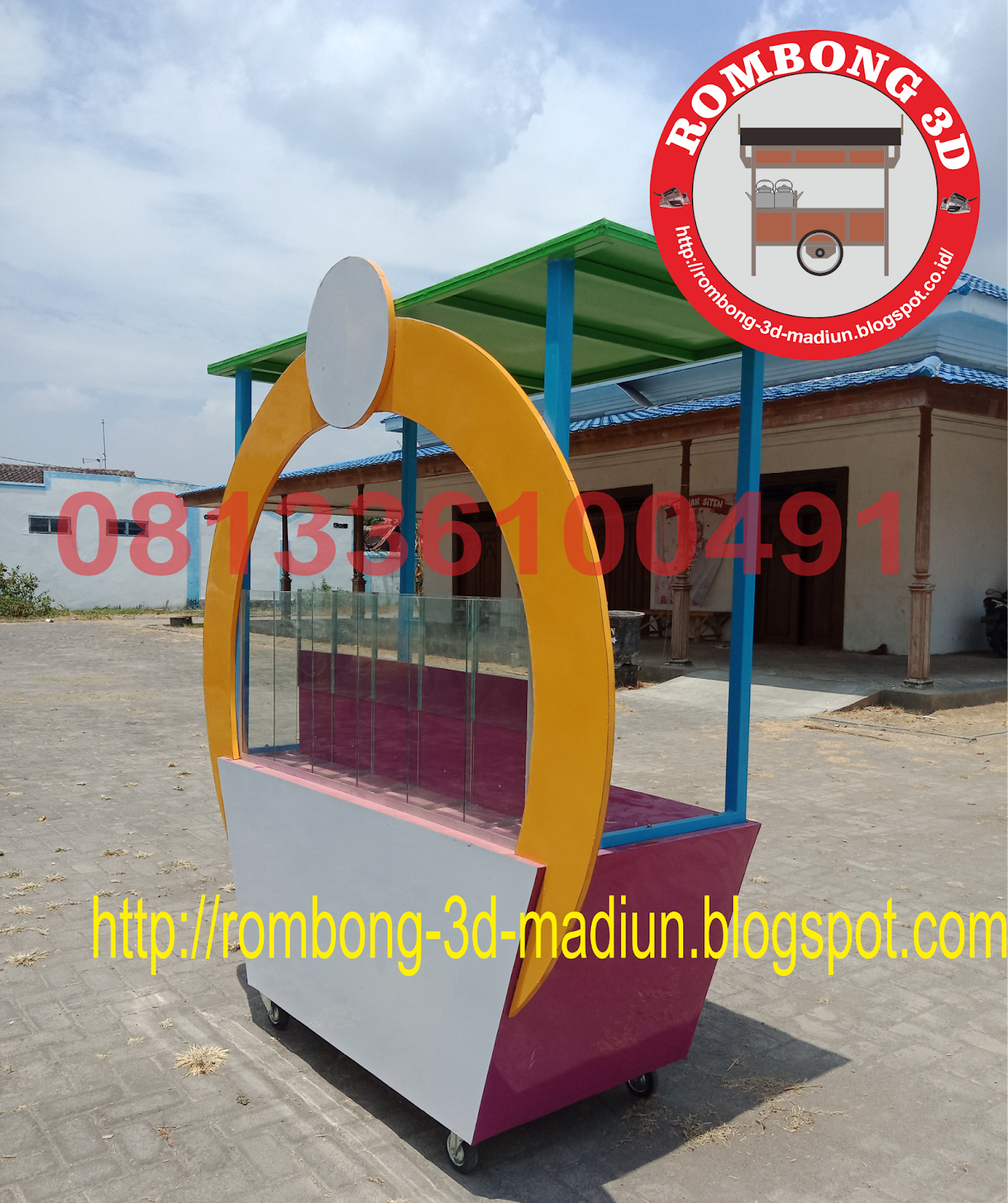 ROMBONG / GROBAK / GEROBAK 3D: GEROBAK JUSS CANTIK WARNA WARNI