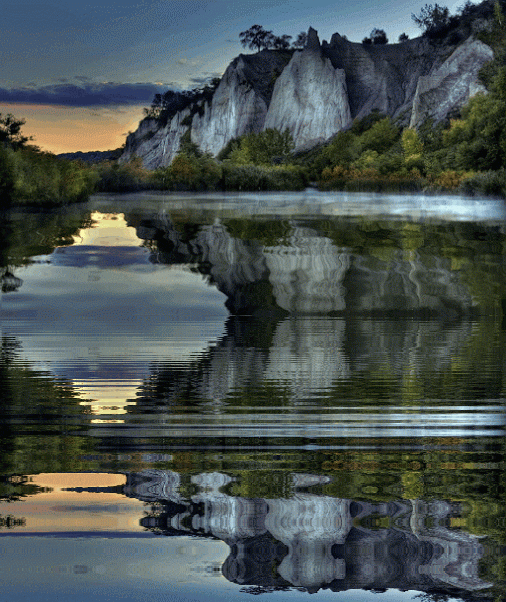 Beautiful colorful pictures and Gifs: Reflecting Water Gifs.
