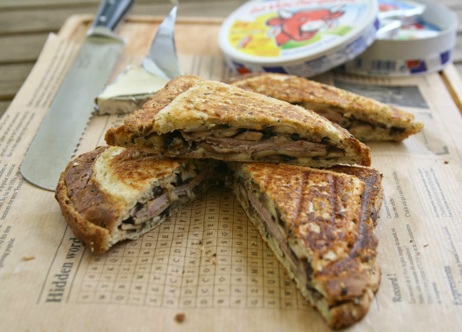 Parmesan et Paprika: Croque-Monsieur champignons, dinde et fromage La ...