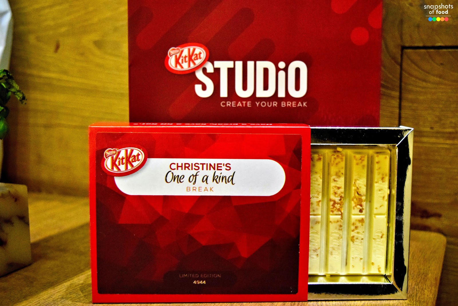 We created our own KitKat from the KitKat Studio at Westfield Sydney ...