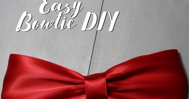 Red Ribbon Bowties! Easy DIY!