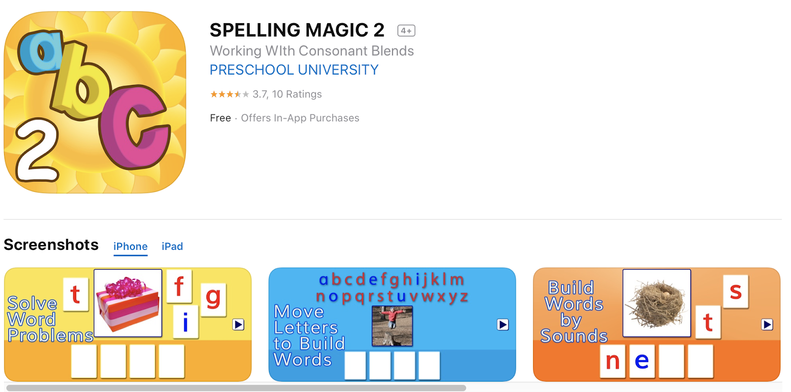 【App情報分享】ABC Spelling Magic