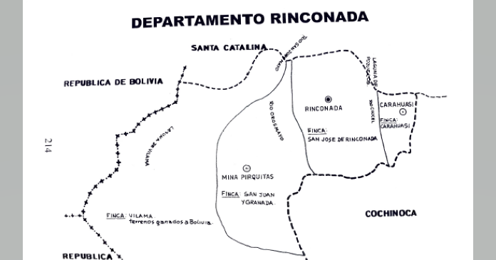 Historia Americana 1: Mapa de Rinconada - Jujuy