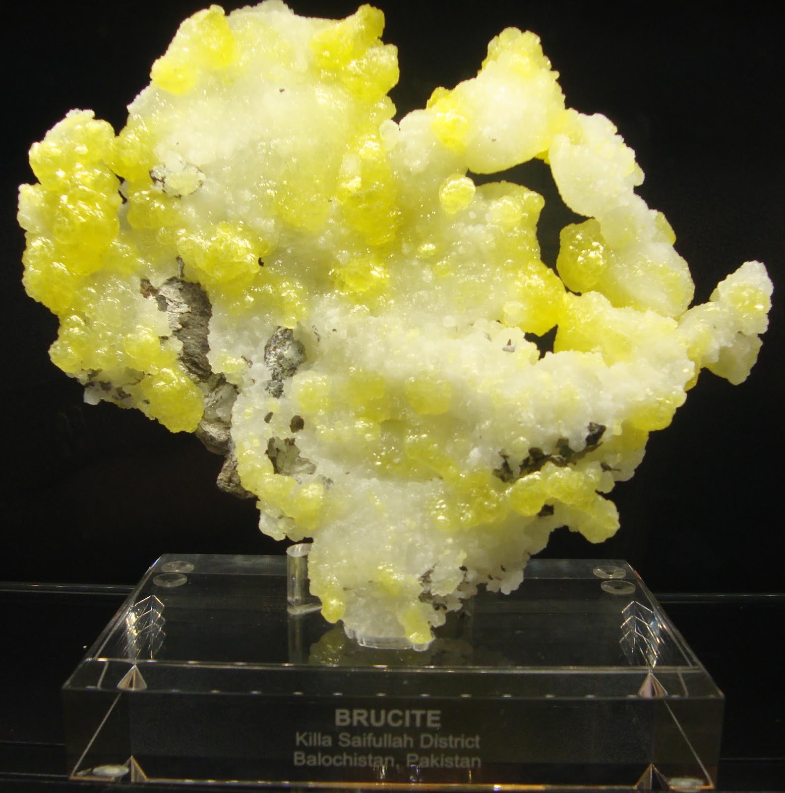 CSMS GEOLOGY POST: BRUCITE: EXPLORING TUCSONS SHOWS