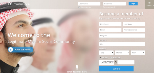 Muslim Face "Muslimface" ... the first social networking site Islamist ...