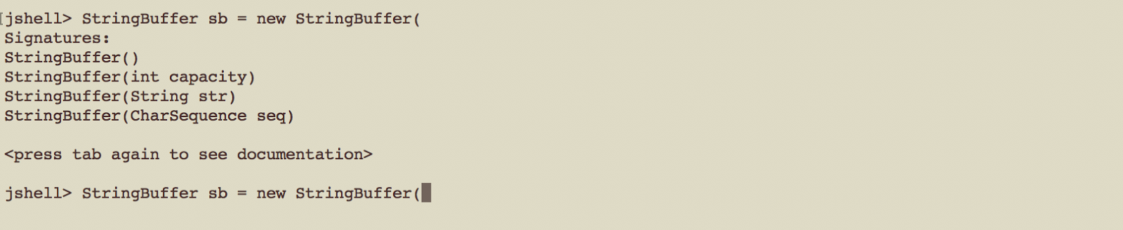 Myanmar Java User: JShell - Quick Start