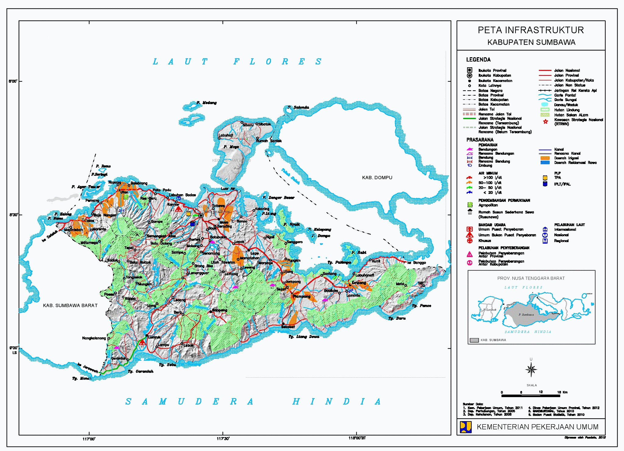 Peta Kota: Peta Kabupaten Sumbawa