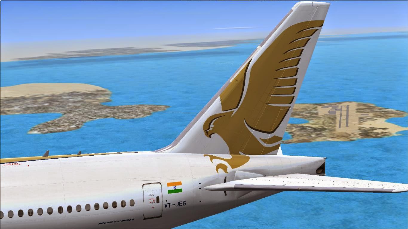 Texturas Brasileiras: Gulf Air Boeing 777-300ER VT-JEG