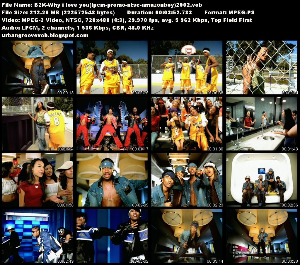 Urban Groove Vob Collection: B2K - Why I Love You (2002)