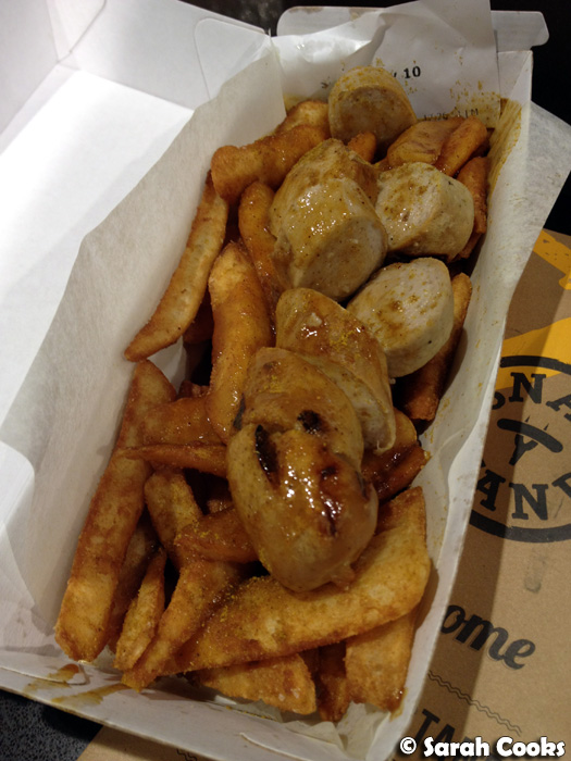 Sarah Cooks: Featured Dish: Currywurst, Snag Stand