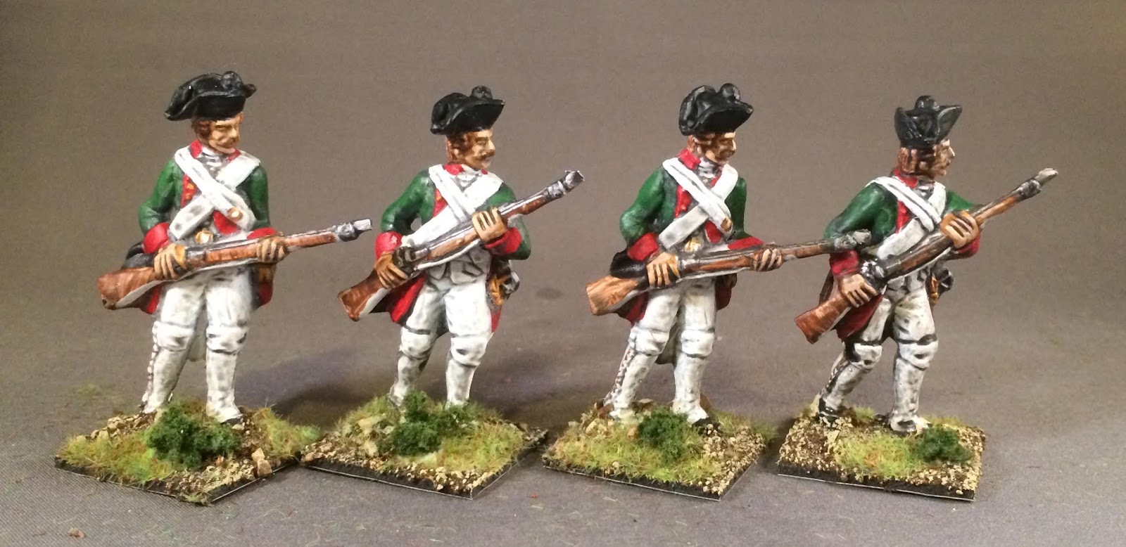 Bob's Miniature Wargaming Blog: 54mm AWI and 28mm terrain