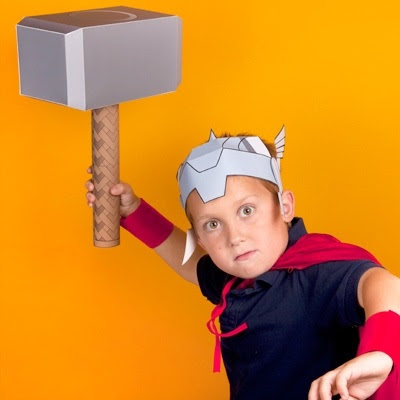 Minecraft Papercraft Thor