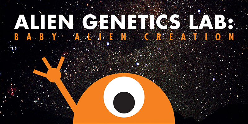 E is for Explore!: Alien Genetics Lab: Baby Alien Creation