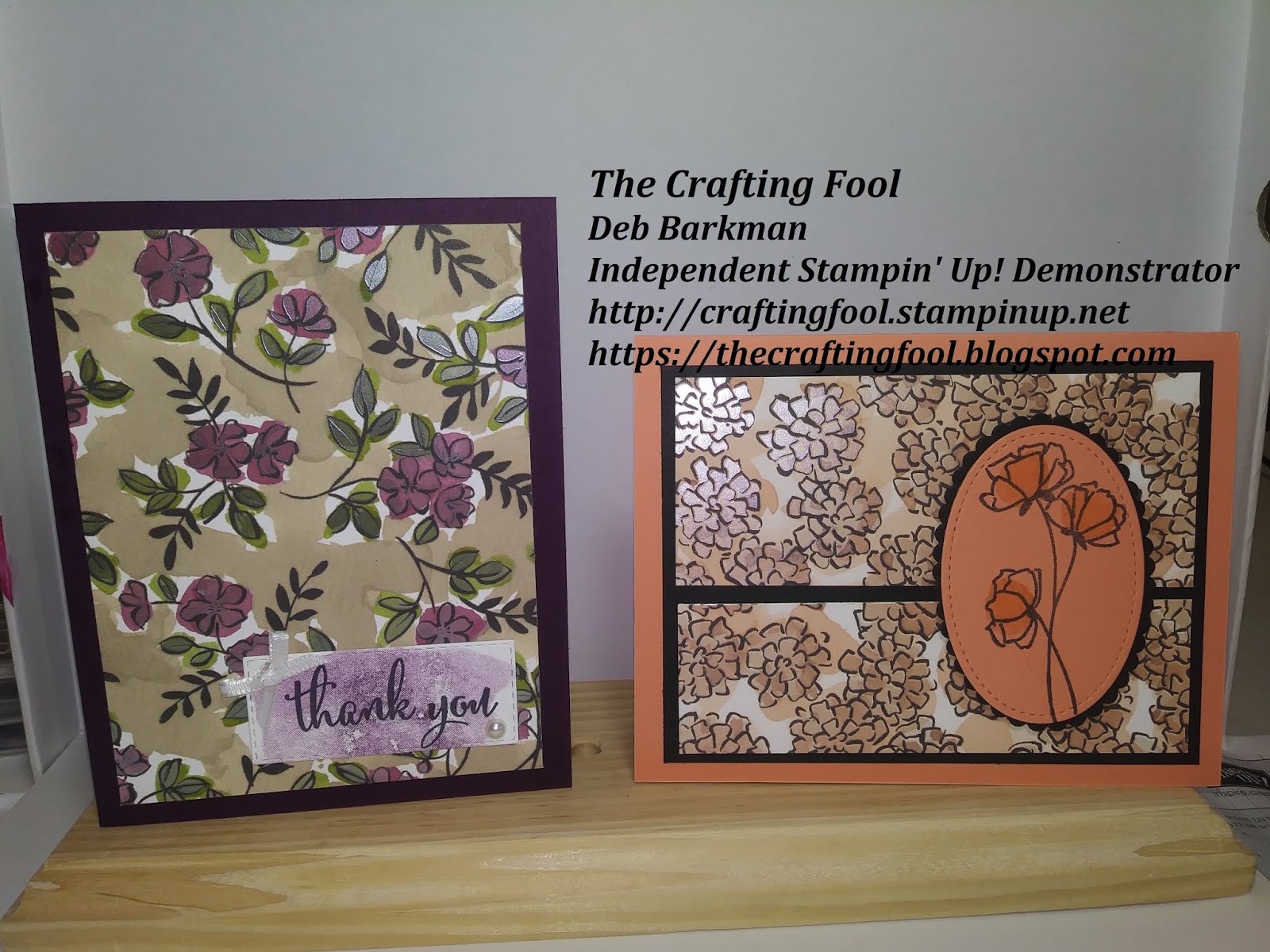 The Crafting Fool: Monday Musings: Adorable Card Folder with Four Cards