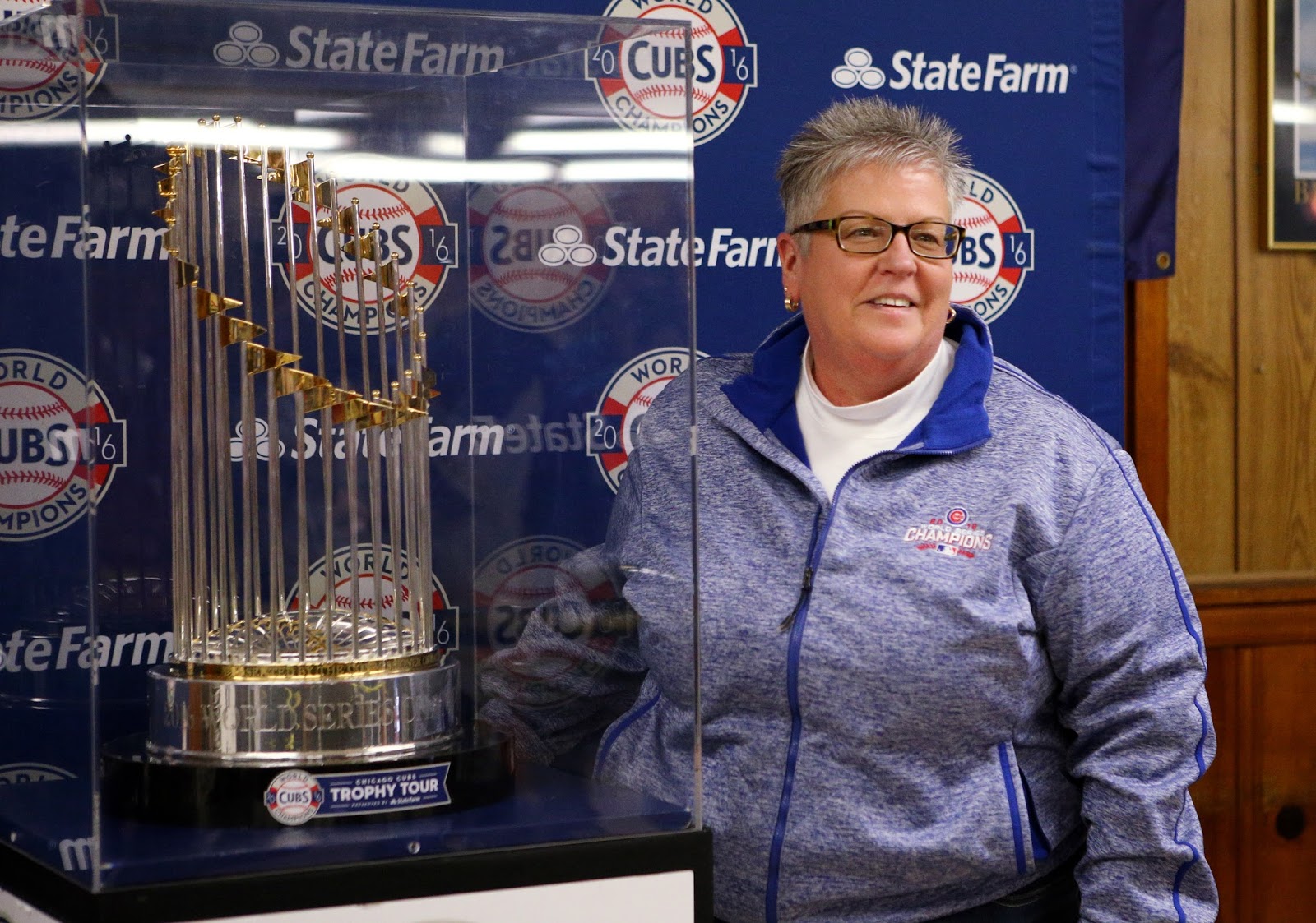 Mark Kodiak Ukena: State Farm Chicago Cubs Champion Trophy Tour