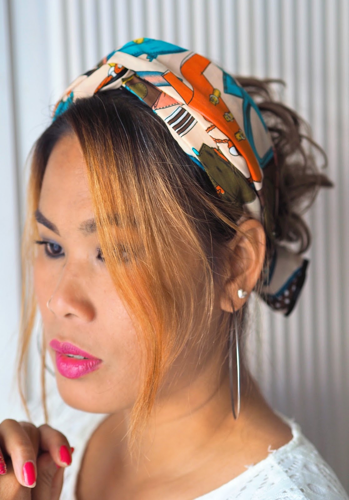 SUMMER VIBES : White Boho Top & Chic Bandana | EuroAsia Trends and Taste