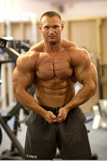 world bodybuilders pictures: lukas gabris using muscles making machines