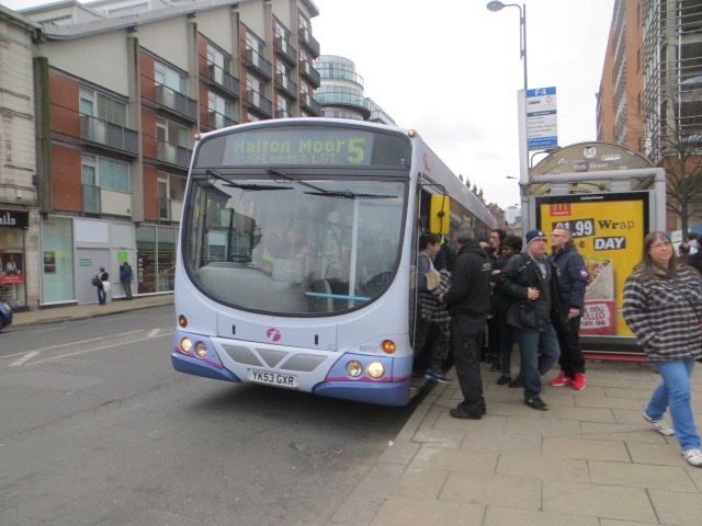 North West Bus Cam: Leeds: York Street: Outside The Bus Station