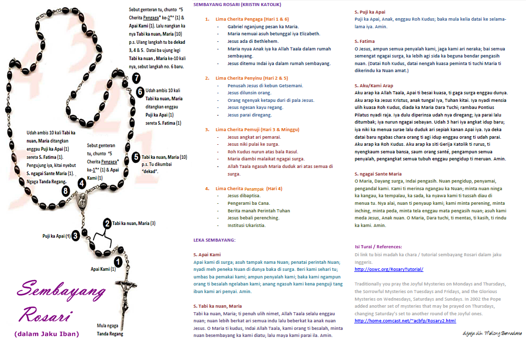 Semayang Rosari dalam jaku Iban
