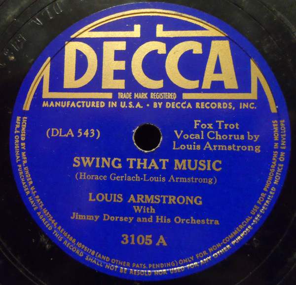 Do Dixieland ao Rock'nRoll: 24) Louis Armstrong with Jimmy Dorsey & his ...