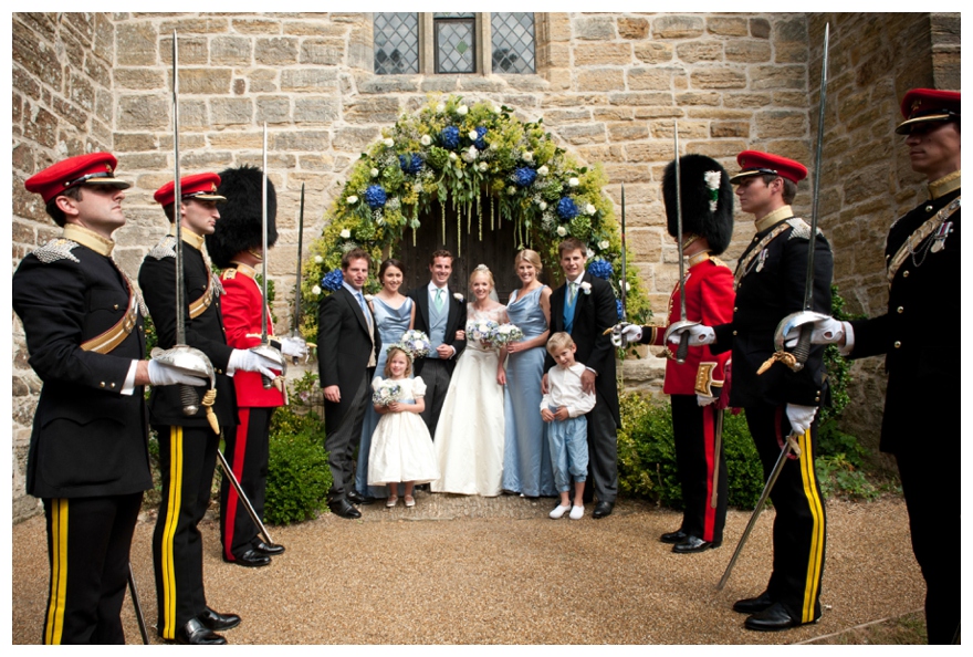 A Traditional English Countryside Wedding with a Floral Fabric Inspired ...