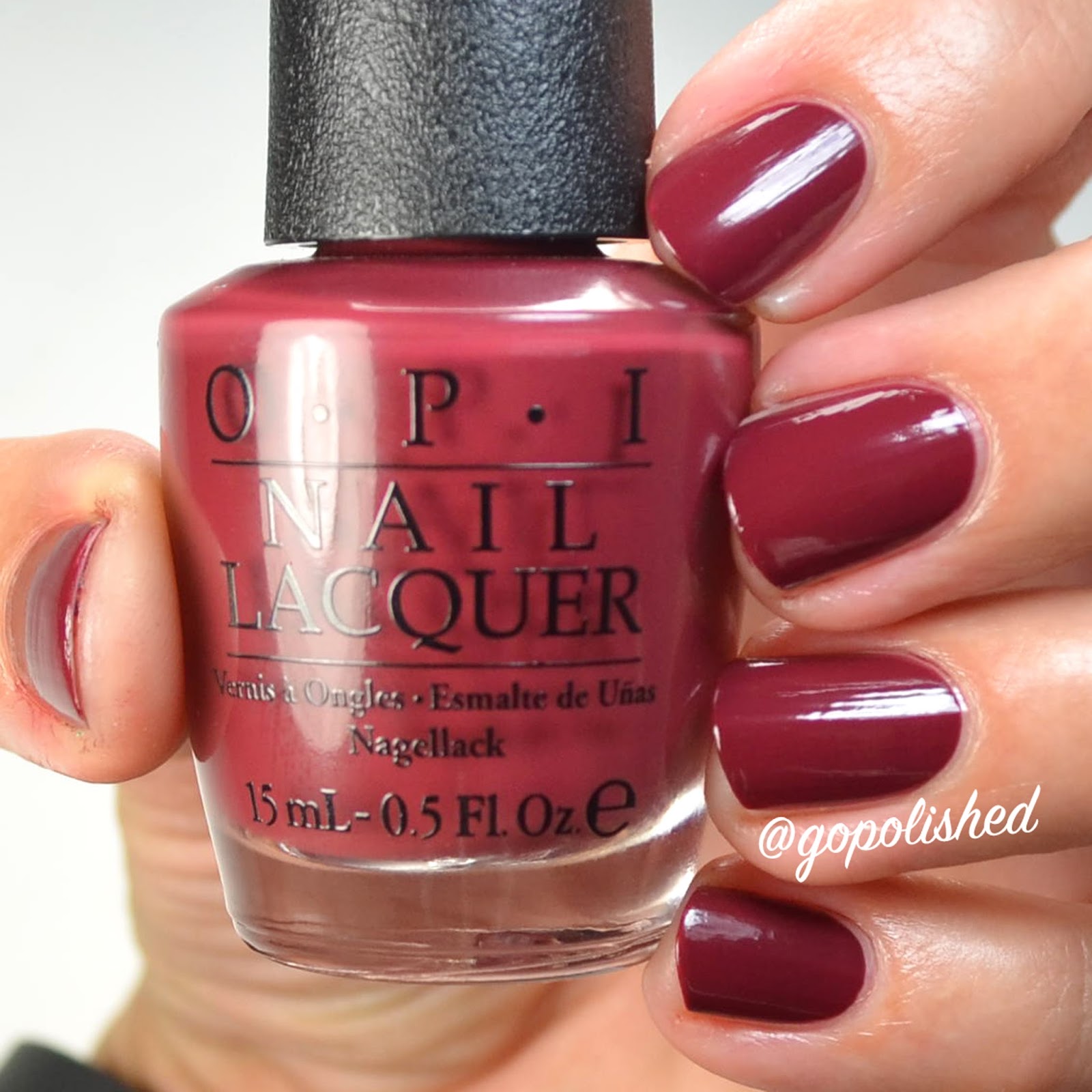 Go Polished: OPI Washington DC Collection Comparisons