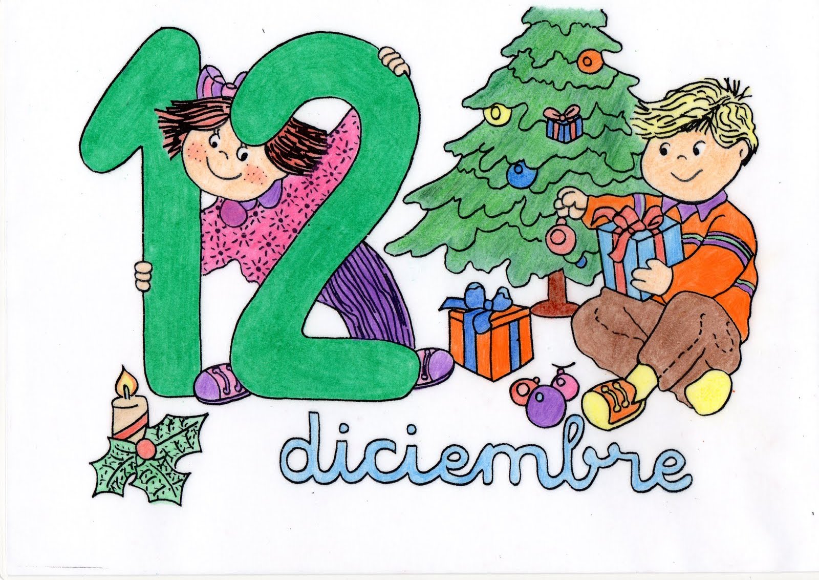 Dibujos de los meses del Año ~ Dibujos para Niños