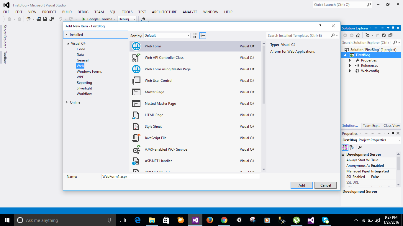 Microsoft Technologies How To Create Form In Webform And Store Data In Sql Server
